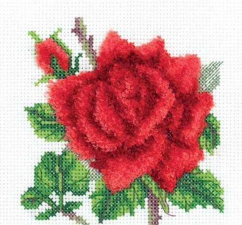 Klart набор для вышивания 8-351 "Красная роза"