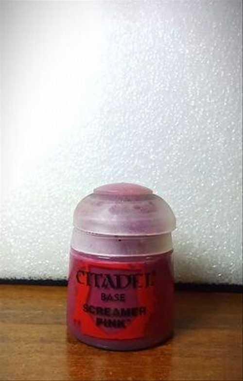 Краска акриловая citadel Base Screamer pink
