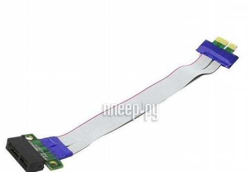 Переходник Espada PCI-E X1 F to PCI-E X1 M 18c