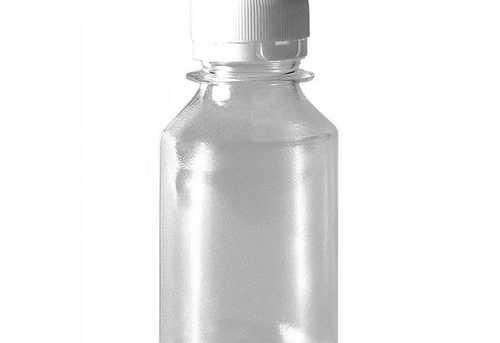 Бутылка пластиковая 100 мл прозрачный + пробка пэт