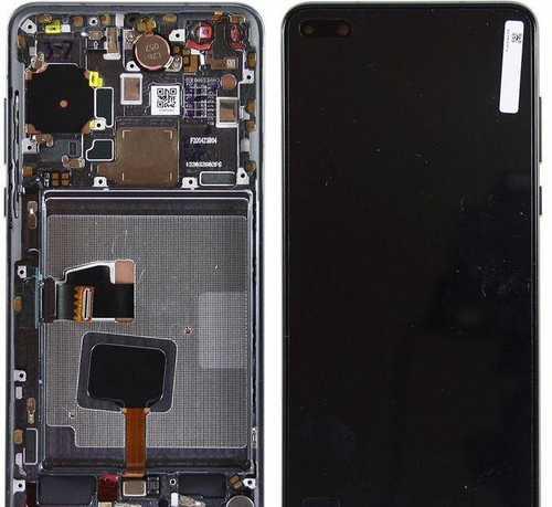 Дисплей для Huawei P40 модуль Черный - OR