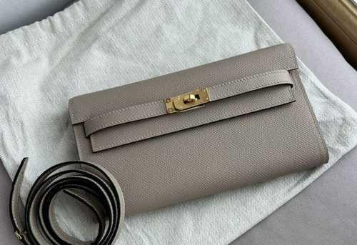 Клатч hermes kelly to go tranch