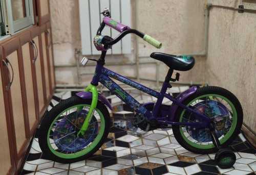 Велосипед детский "Черепашки-ниндзя" 16 дюймов