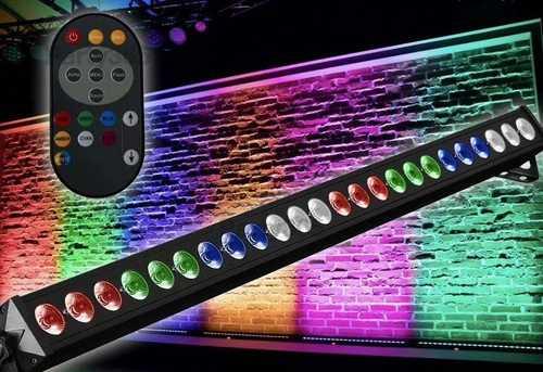 LED BAR 24х4 (3в1) rgbw + Пульт