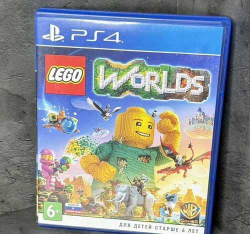 Lego Worlds ps4 диск