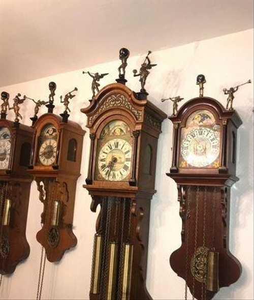 Старинные Голландские часы с мелодией