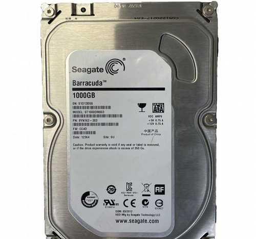 Жесткий диск 3.5" 1Tb SATA б/у