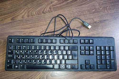 Клавиатура dell KB212-B, USB, черный