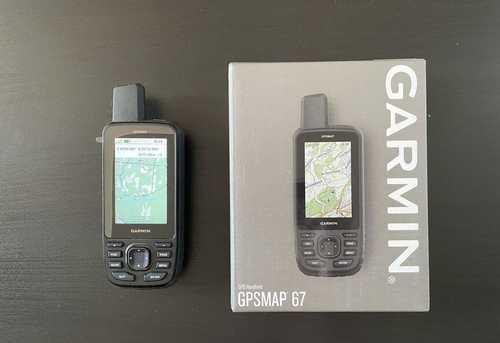 Garmin GPSmap 67 + карта РФ