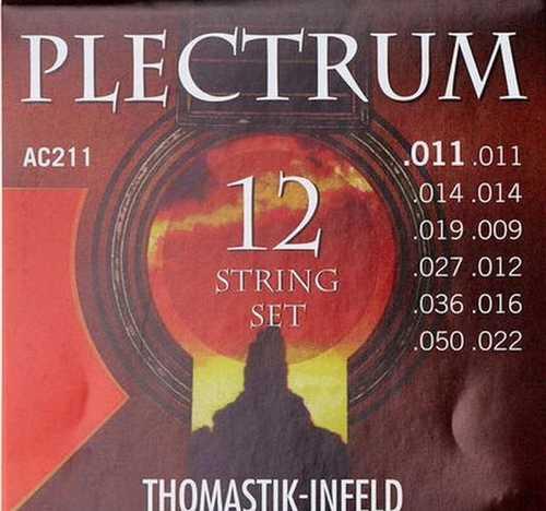 Струны для акустической гитары Thomastik AC211 Plectrum