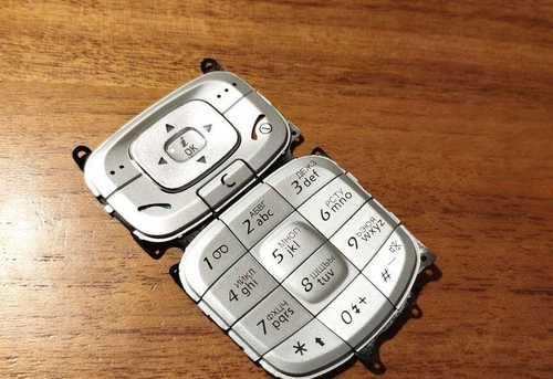 Samsung E530 клавиатура оригинал silver
