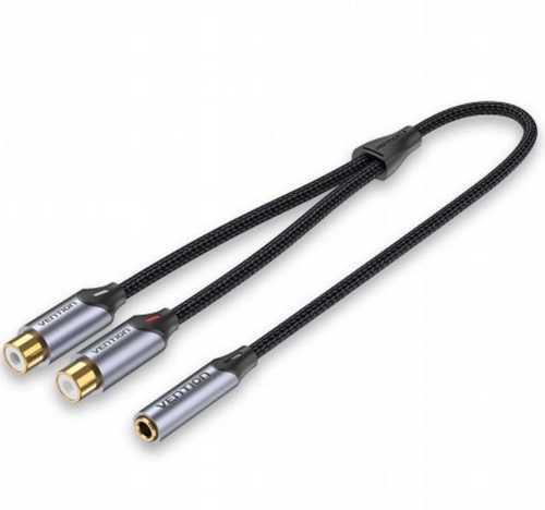 Кабель Jack (3.5mm) (F) - 2*RCA 0.3m #371105