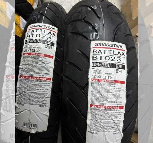 Bridgestone BT023 120/70ZR17+180/55ZR17 23 год