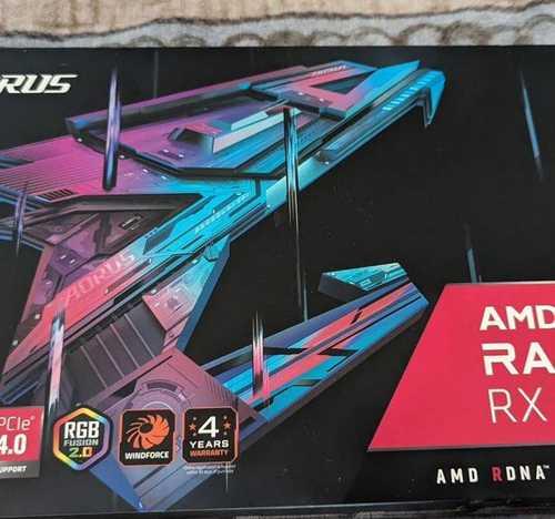 Видеокарта AMD radeon Aorus elite RX6750 XT