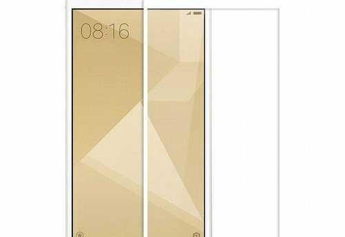 Защитное стекло 5D для Xiaomi Redmi Note 5A белое