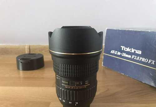 Tokina (Nikon) 16-28mm f2.8 Atx Pro