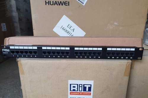 Патч-панель RIT США 24 порта 19" fizinet R4910020