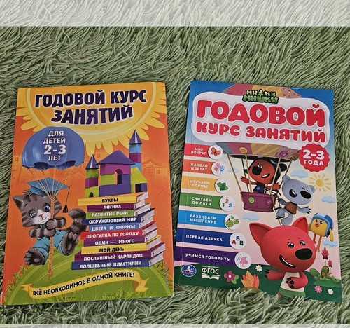 Годовой курс занятий 2-3 года,2 книги