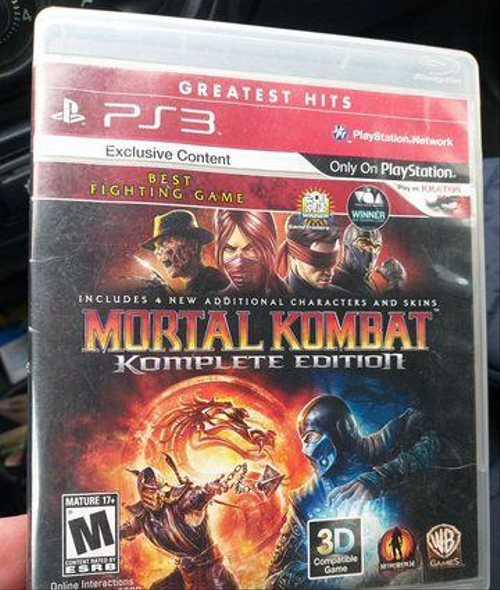 Игра для ps3 mortal kombat komplete edition