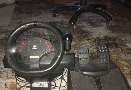 Игровой руль logitech