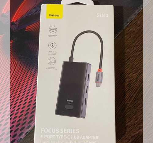 USB Type-C HUB концентратор Baseus 5 в 1