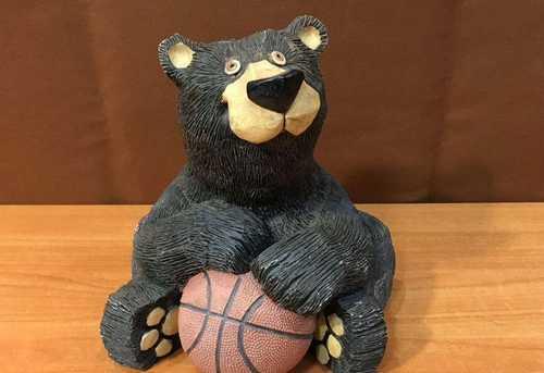 Копилка большая Медведь спортсмен баскетболист