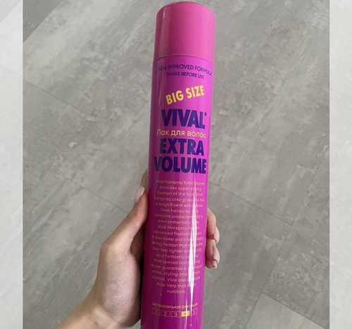 Лак для волос vival beauty extra volume