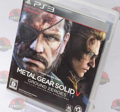 PS3 Metal Gear Solid V 5 Ground Zeroes Japan