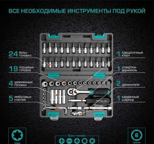 Набор инструментов stels 14101