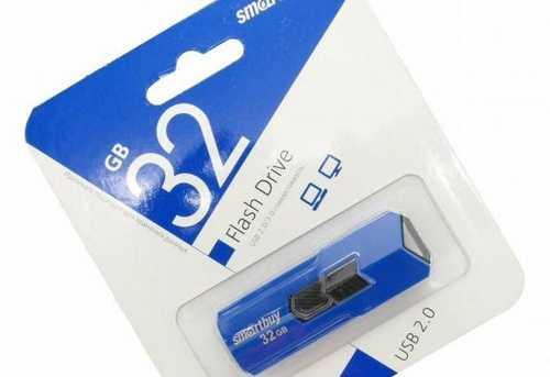 USB флешка Флешка 32 гб Smartbuy Stream Blue