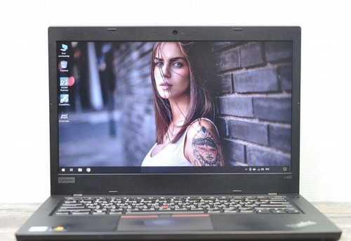 Ноутбук 14" Lenovo ThinkPad L480, 512 ГБ, Core i5-8250U, RAM 32 ГБ, Intel UHD Graphics 620