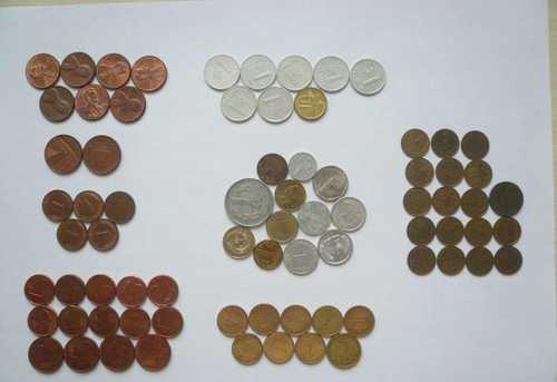 75 монет цент пенни пфенниг злотый копейка