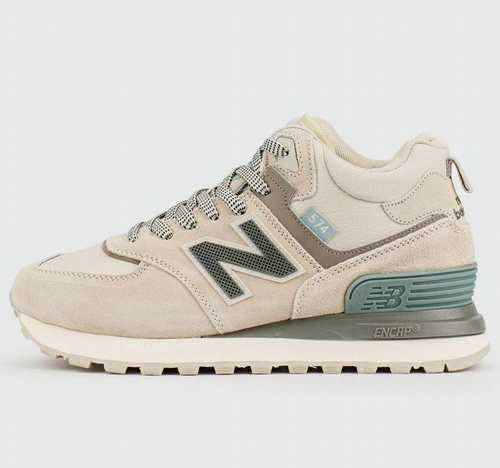 Кроссовки New Balance 574 Mid Beige with Fur Wmns