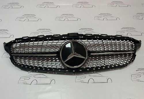 Решетка в бампер Mercedes W205 diamond новая