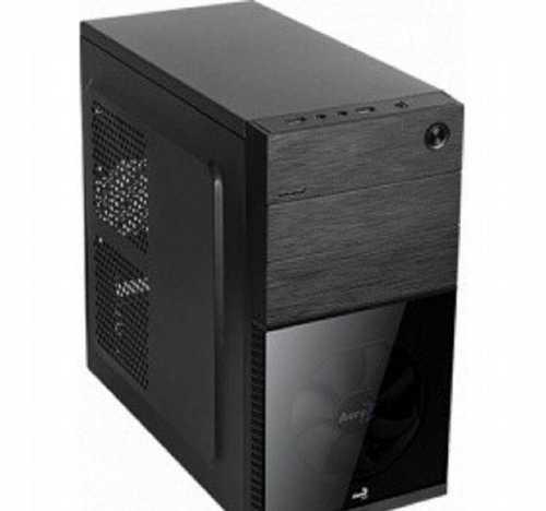 Aerocool Cs-105 Black, Miditower mATX, черный w/o PSU 152533