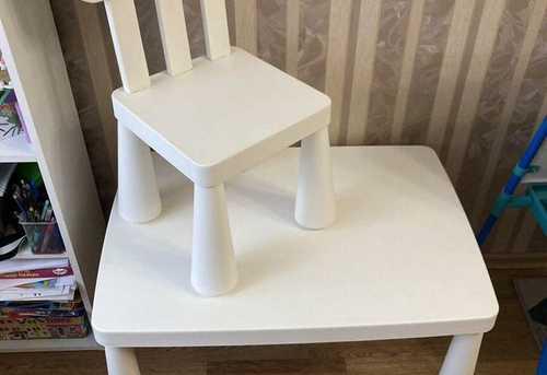 Детский стол и стул IKEA