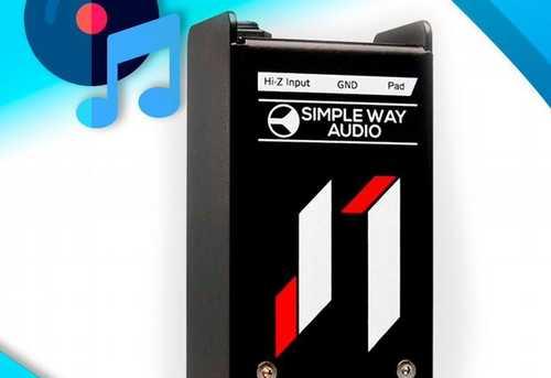 Активный DI-Box, одноканальный Simple Way Audio J6