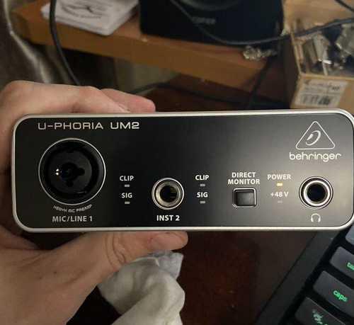 Внешняя звуковая карта U-phoria UM2