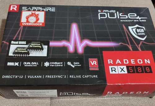 Видеокарта rx580 8gb sapphire pulse