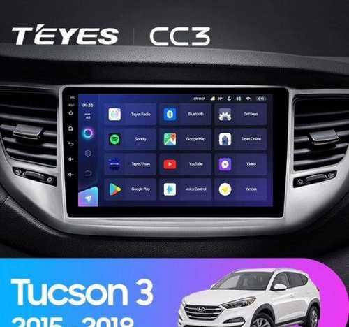 Штатная магнитола Teyes CC3L Hyundai Tucson 3