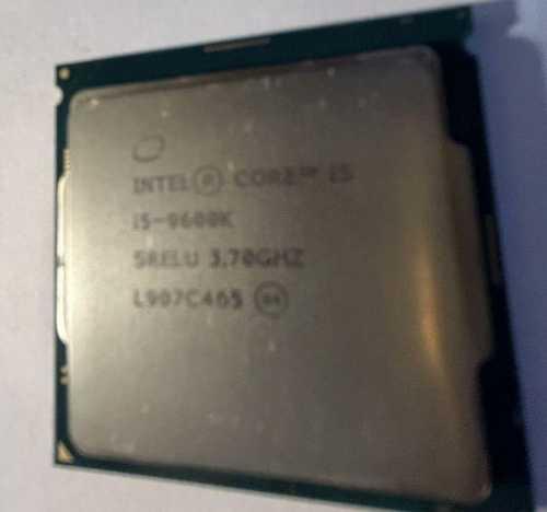 Процессор intel core i5 9600k