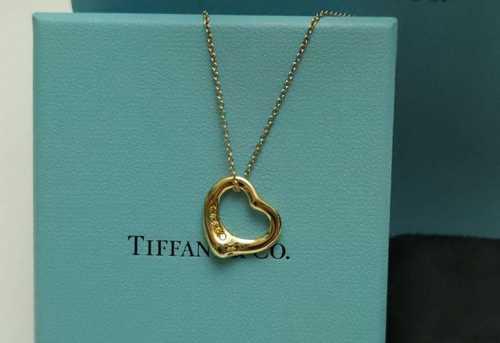 Кулон подвеска Open Heart Tiffany & co