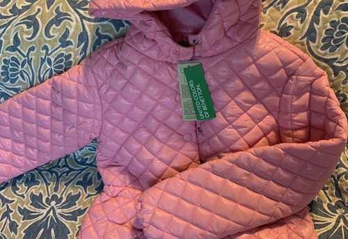 Куртка Benetton для девочки новая 150 рост