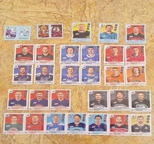 Наклейки игроков кхл сезон 2023-2024 Panini