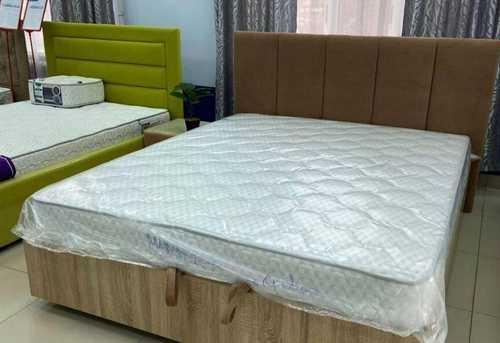 Кровать с мягким изголовьем 120х200 со склада