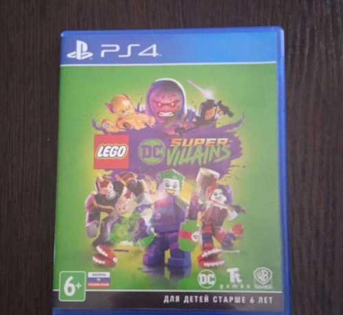 Диск для ps4 lego суперзлодеи DC