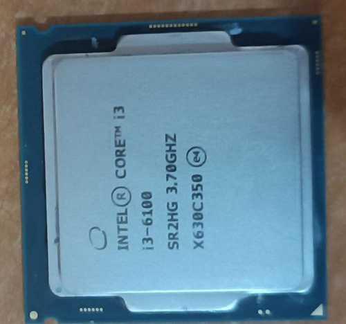 Процессор intel core i3 6100