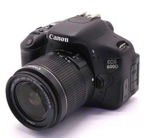 Canon EOS 600D kit (пробег 15255 кадров)