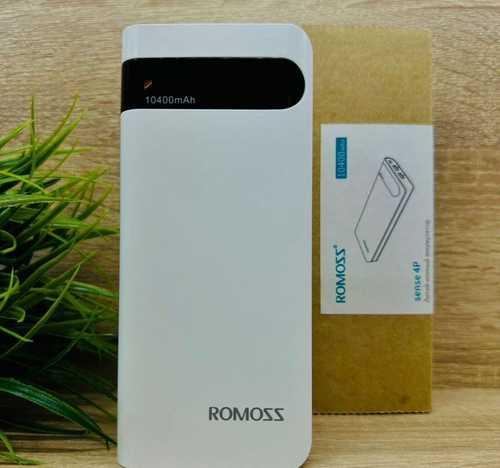 Внешний аккумулятор Romoss Sense 4P, 10 000 мАч