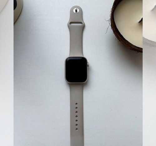 Часы apple watch 8 45 mm starlight